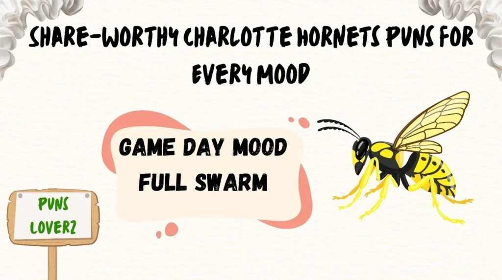 (SEO + Emoji)142+ Charlotte Hornets Puns and Jokes That Really Sting 🐝🏀 ...
